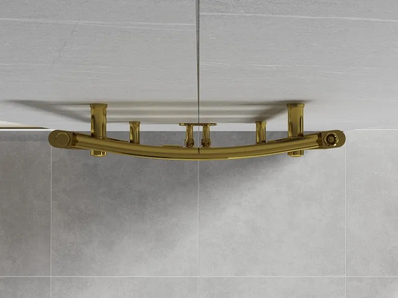 Mexen Ares koupelnový radiátor 1200 x 500 mm, 420 W, zlatý - W102-1200-500-00-50