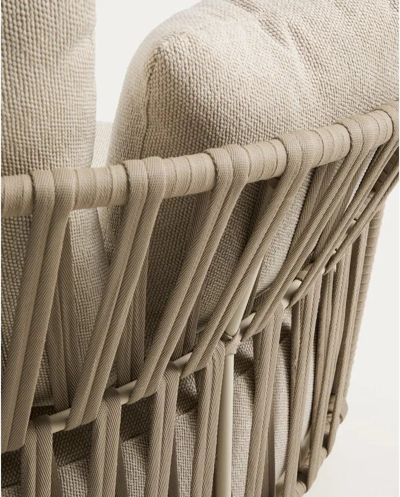 Béžová/taupe zahradní modulární pohovka 170 cm Osani – Kave Home