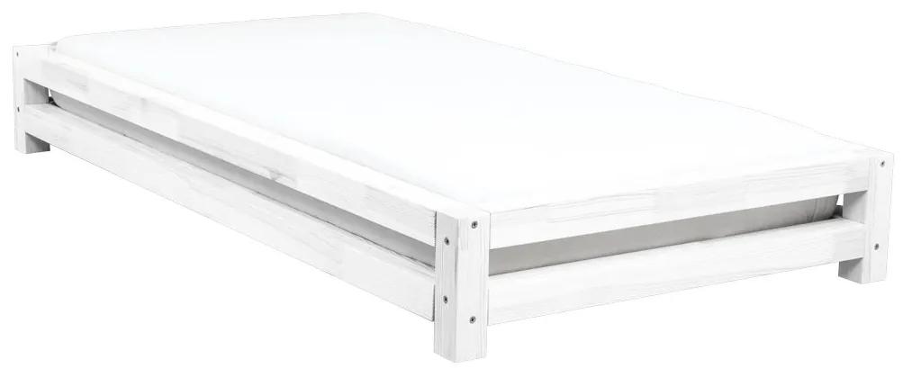 Benlemi Jednolůžková postel JAPA Zvolte barvu: Nelakovaná, Zvolte rozměr: 80 x 200 cm
