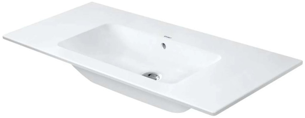 Duravit ME by Starck - Nábytkové umyvadlo 103x49 cm, s WonderGliss, matná bílá 23361032601