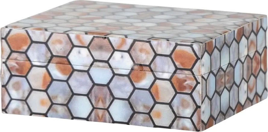 Dekorativní polyresinový úložný box 13x10x5 cm Domino – Bloomingville