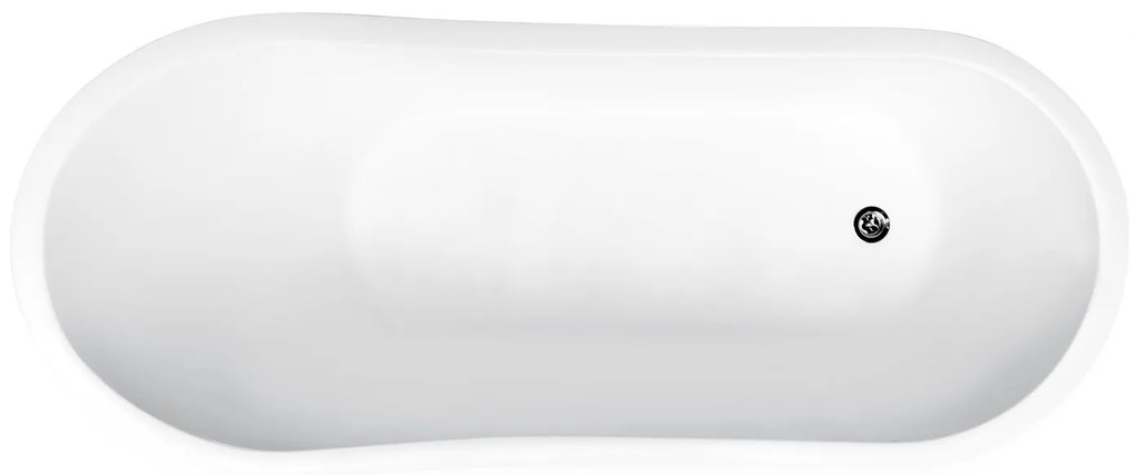 BESCO Volně stojící vana GLORIA bílá Rozměr vany - 160 × 70 cm - VANPAO16W