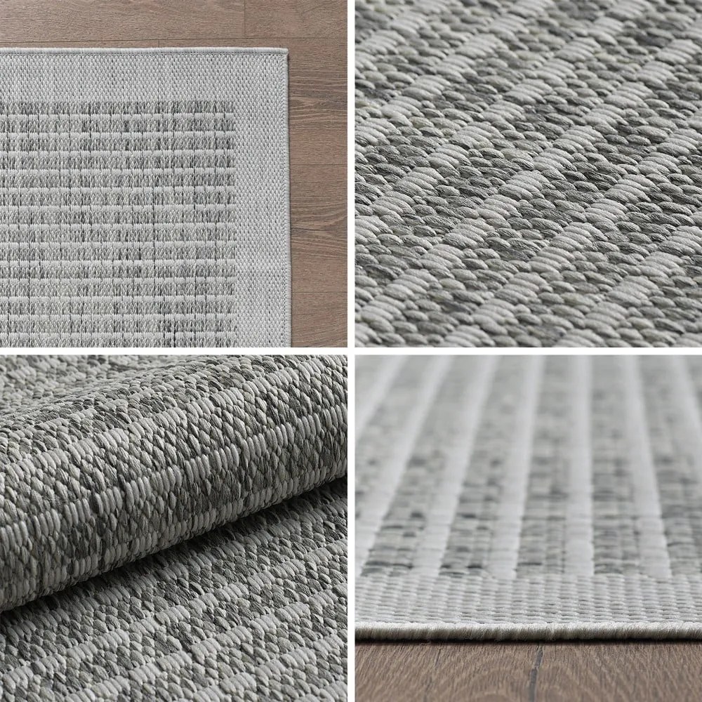 Šedý vnitřní a venkovní koberec 240x340 cm Giza 1410 – Ayyildiz Carpets