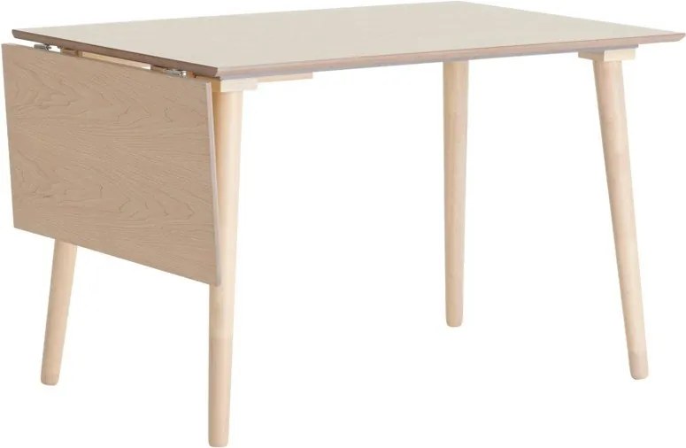 Rozkládací jídelní stůl s přídavnou deskou v dekoru jilmu 80x120 cm Jolina – Ellos Home