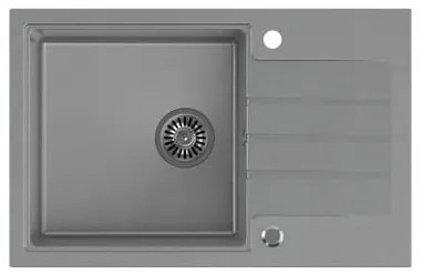 Dřez Quadron PETER111 silver stone ner HCQP7850SZK