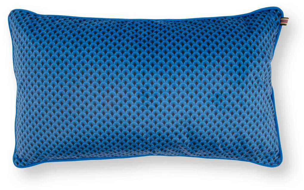 Pip Studio polštář Suki Blue 35x60cm, modrá (dekorační polštářek s výplní)