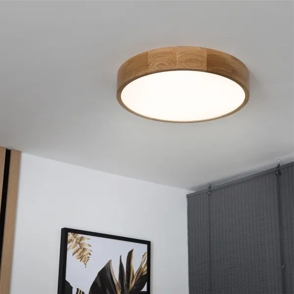Brilagi - LED Stropní svítidlo CARVALHO LED/36W/230V dub pr. 47,5 cm