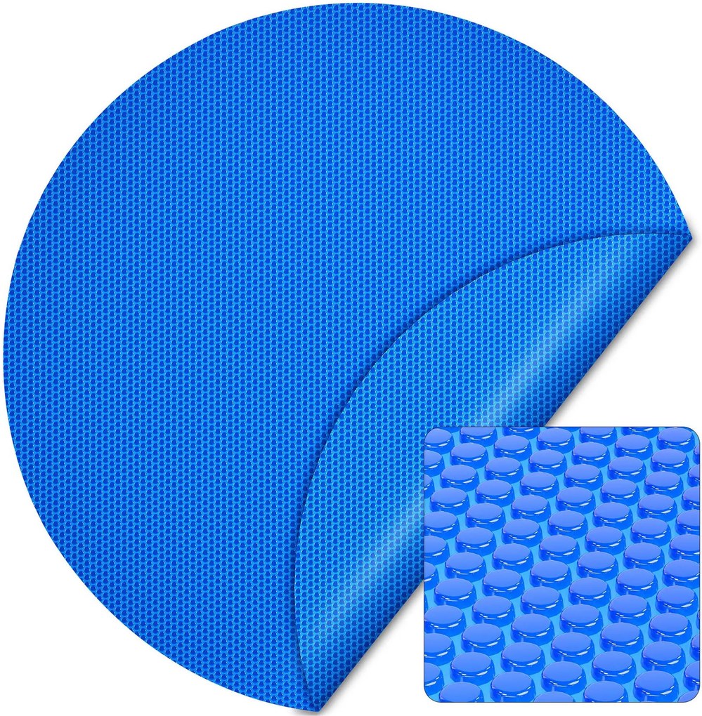Bazénová fólie Wiltec – 3,6 m, modrá (60244)