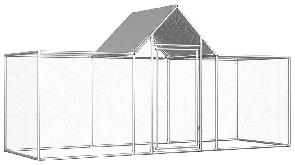 Klec pro kuřata 3 x 1 x 1,5 m pozinkovaná ocel