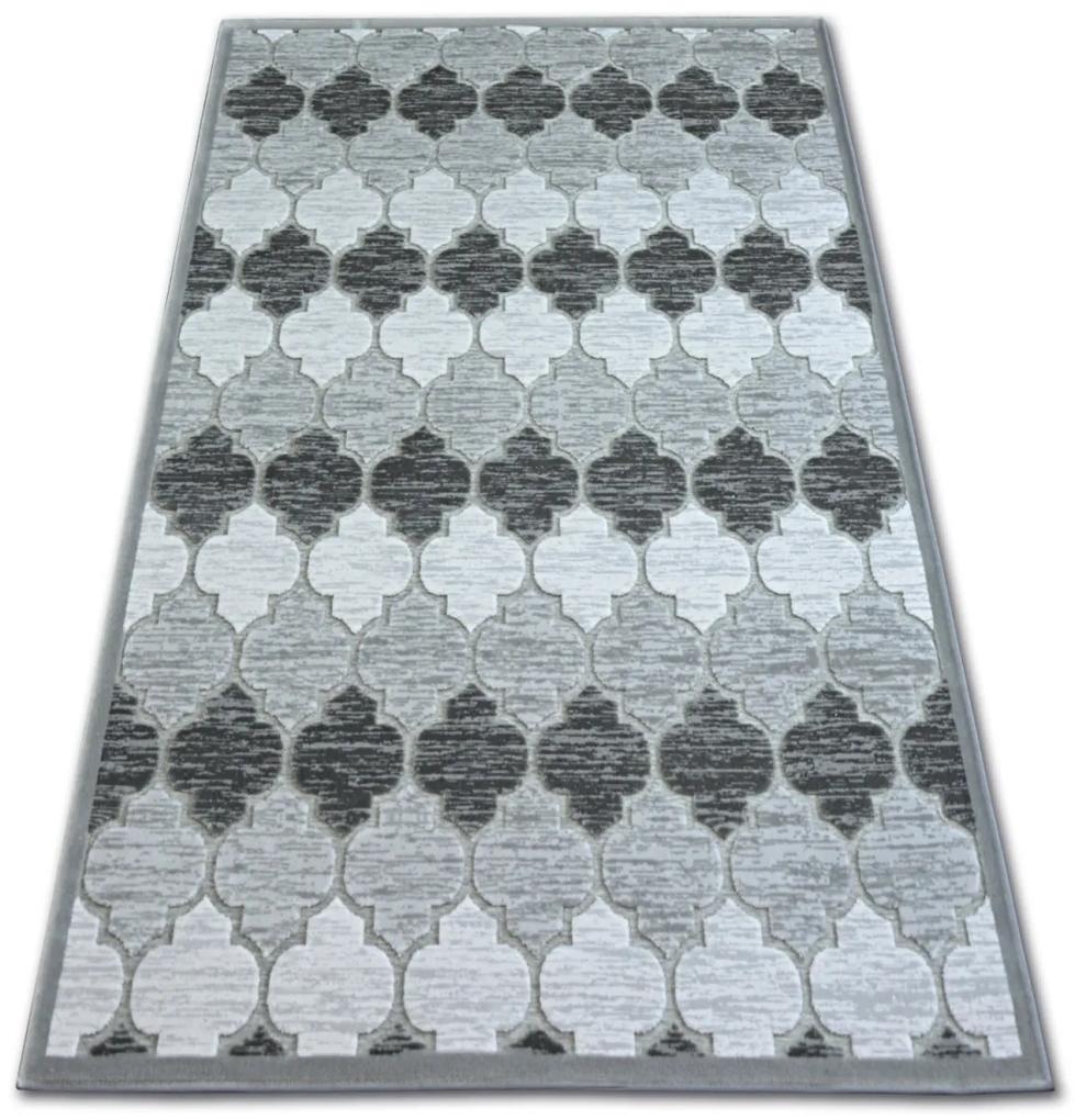 Akrylový kusový koberec Yazz Crisis světle šedý 200x290