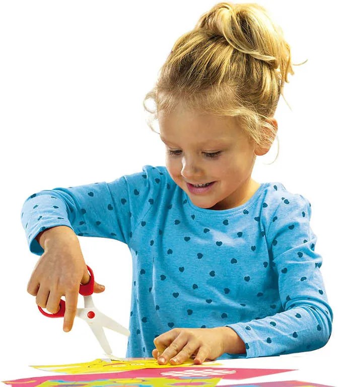 SES CREATIVE Vystřihování kreativní mega set s nůžkami v krabici 14617