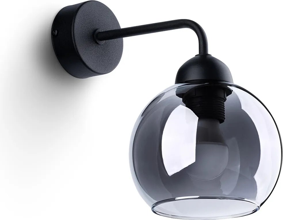 Sollux Lighting Nástěnné svítidlo ALINO 1 černé