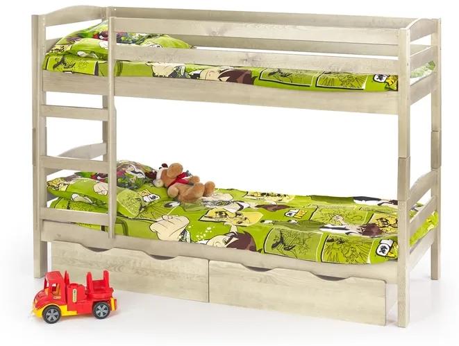 dětská postel SAM - doprava zdarma barevné provedení: borovice,  šuplíky: ano