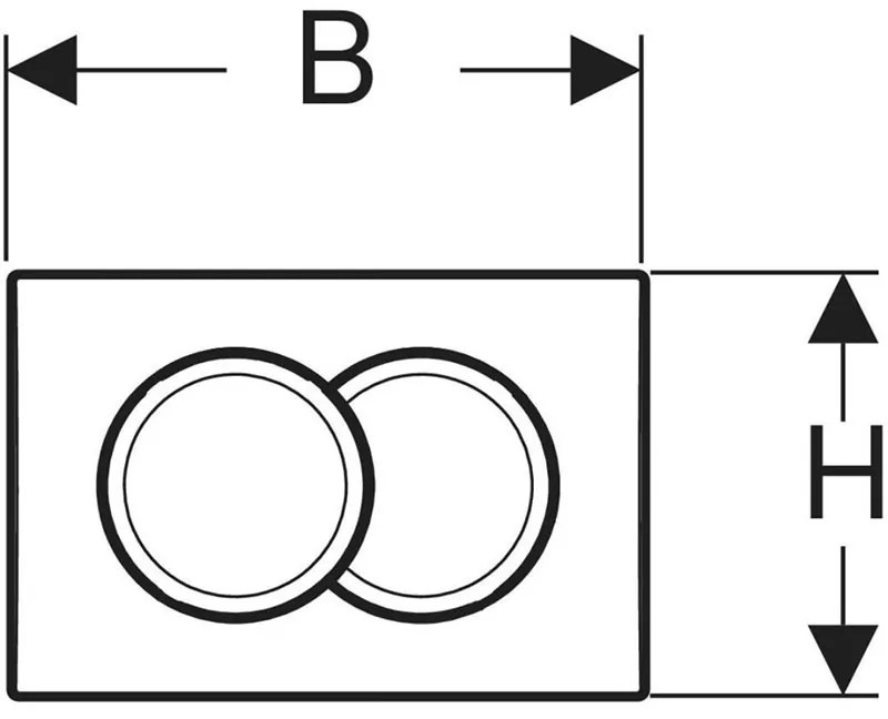 BPS-koupelny Podomítkový modul Geberit DuoFix s WC mísou PK-MTB-RIM-02 + ovládací tlačítko Delta 50 černá mat