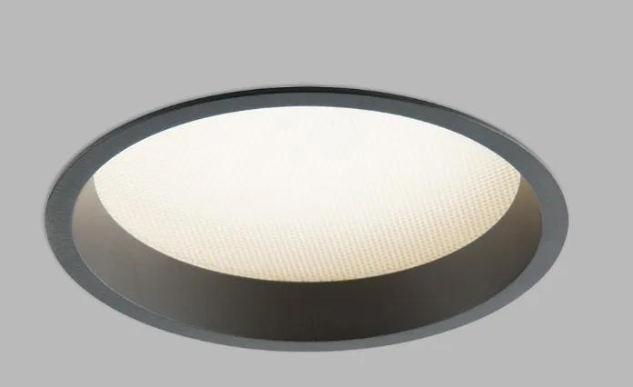 LED2 Zeta, zápustné LED svítidlo Barva: Černá, Chromatičnost: 3 000K On/off, Ø - Průměr: L - 21cm