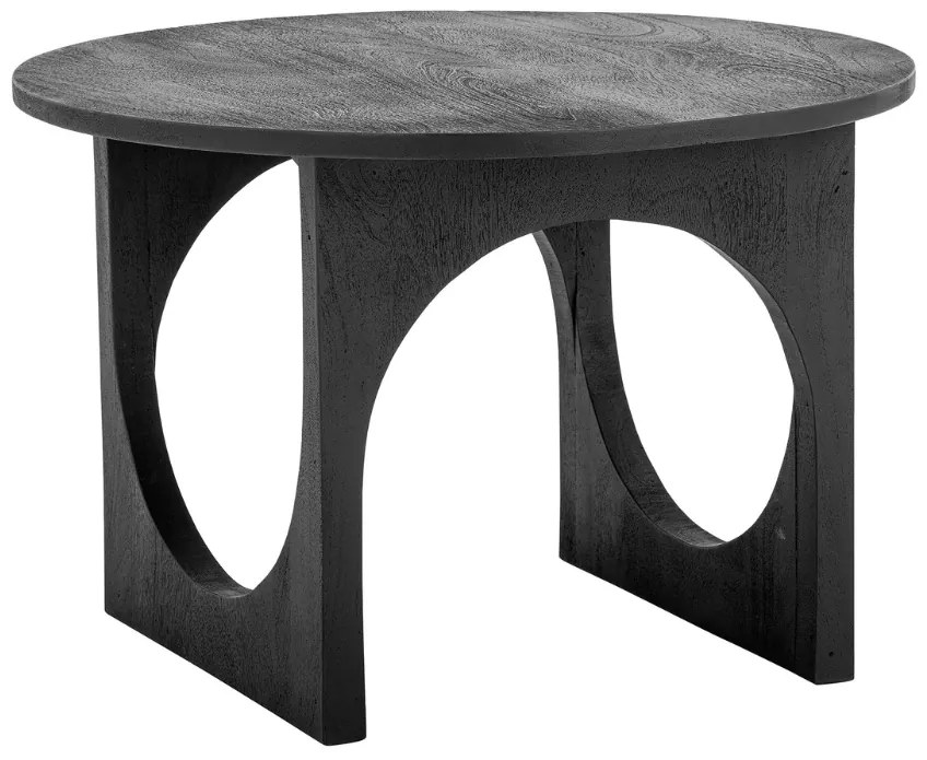 OnaDnes -20% Černý dřevěný konferenční stolek Bloomingville Ulrike 59,5 cm