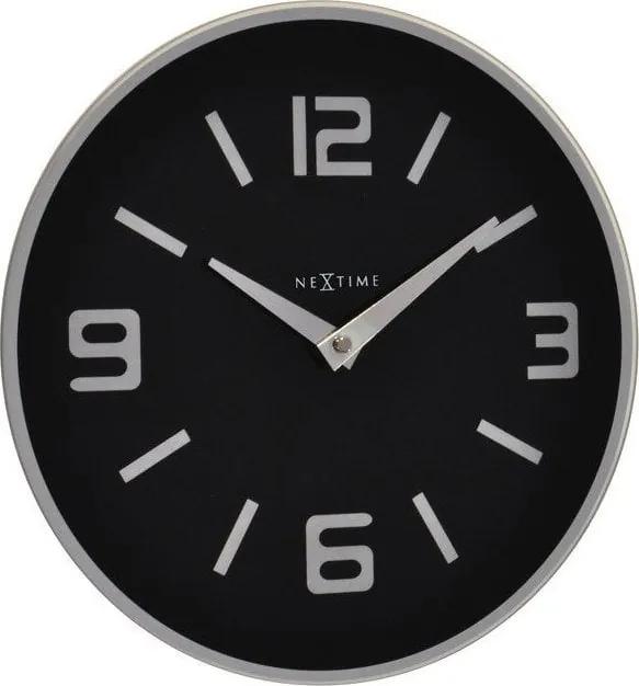 Nástěnné hodiny Shuwan černé