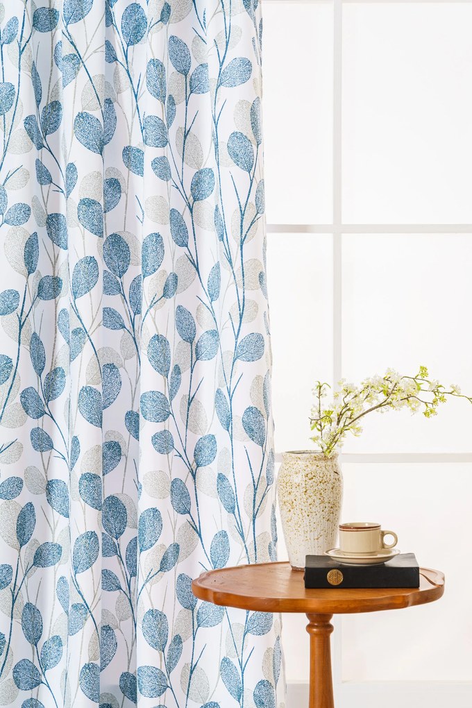Designový závěs VIENTE 140x270 cm, vzorovaný Zavěšení: Řasící páska