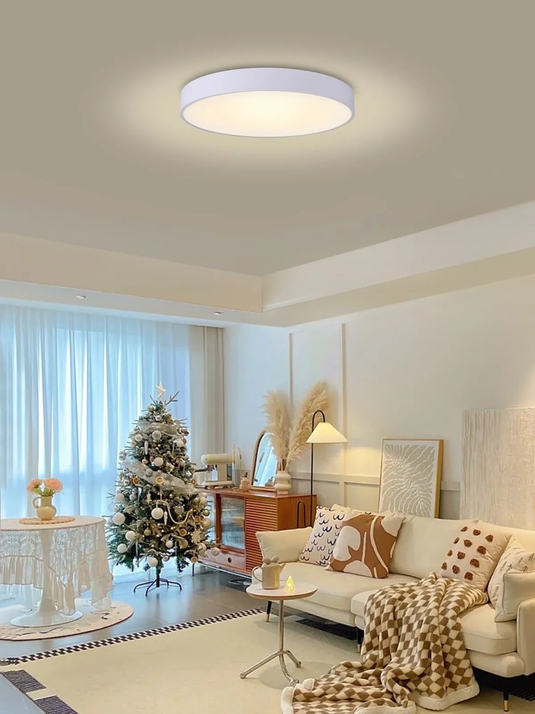 Immax NEO RONDATE SLIM Smart stropní svítidlo 60 x 7cm 53W 3710lm bílé Zigbee 3.0