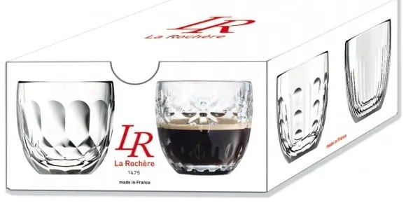 Sklenice v sadě 4 ks na whiskey 100 ml Troquet – La Rochére
