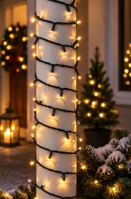 LED světelný řetěz 80 LED teplá bílá 150 cm