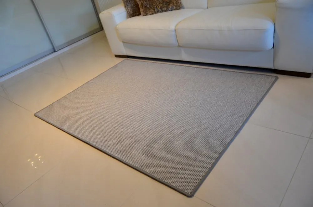 Vopi | Kusový koberec Nature platina - 60 x 60 cm