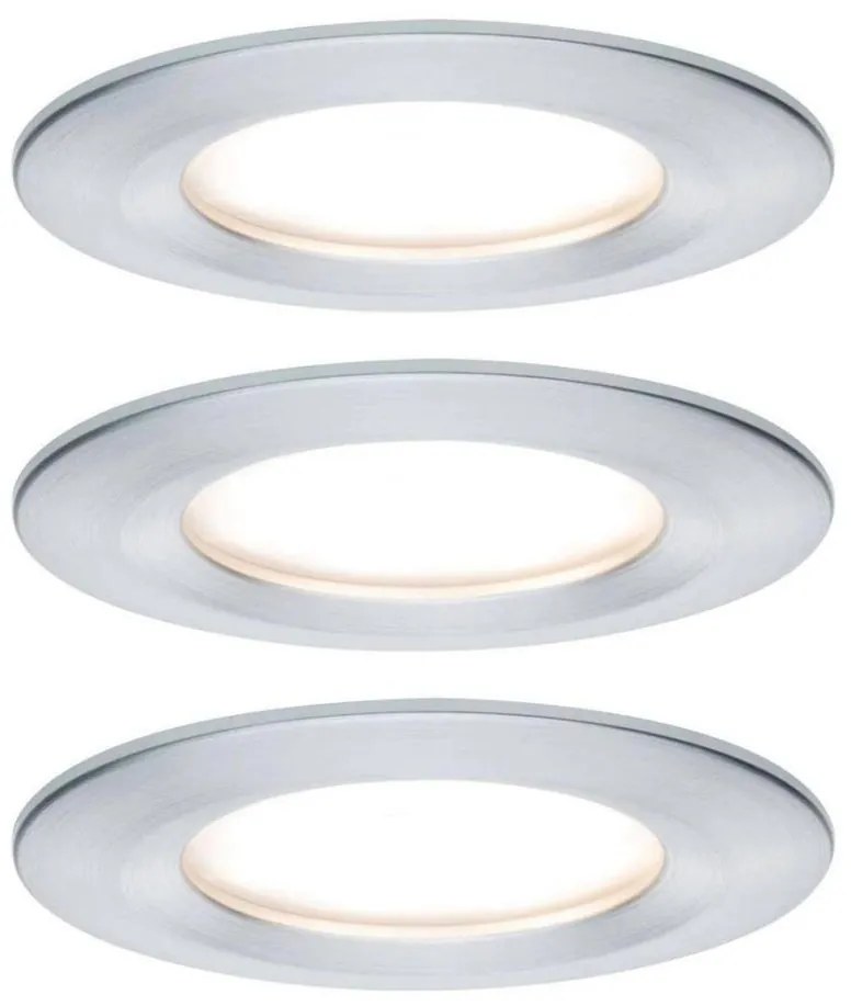 Paulmann 93462 - SADA 3xLED/6W IP44 Koupelnové podhledové svítidlo NOVA 230V