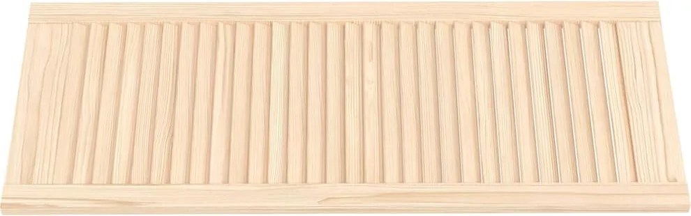 Nábytková dvířka lamelový design 2 ks 99,3 x 39,4 cm borovice 151134