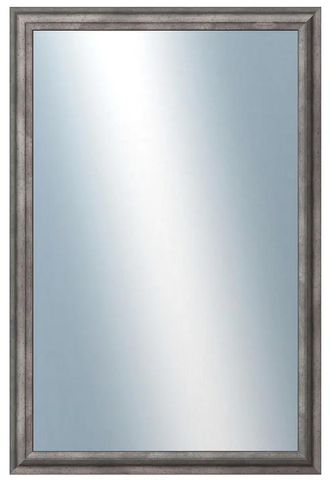 DANTIK - Zarámované zrcadlo - rozměr s rámem cca 40x60 cm z lišty TRITON cín (2146)