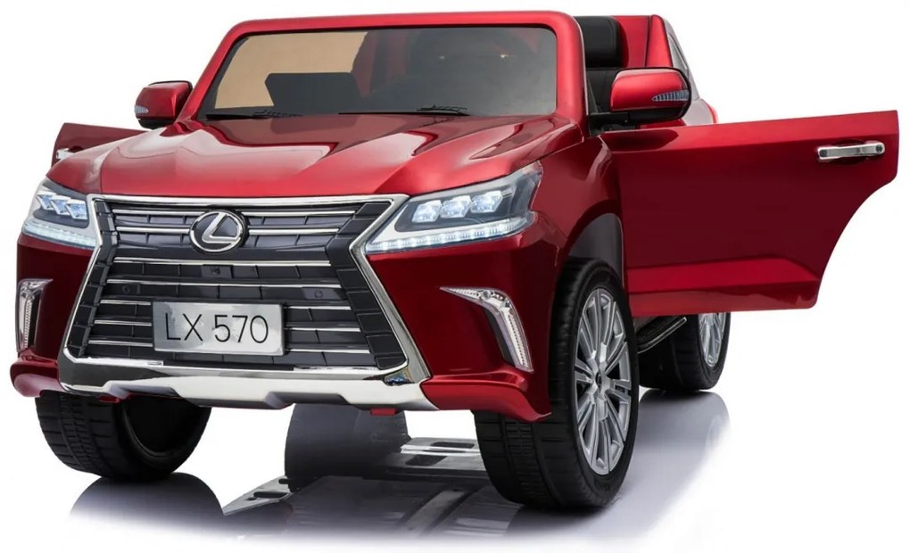 Dětské elektrické auto Lexus LX570 4x4 Červená - Lakovaná