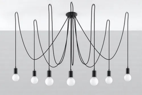 Lustr SOLLUX Edison 7 E27 7x60W bez zdroje SL.0372