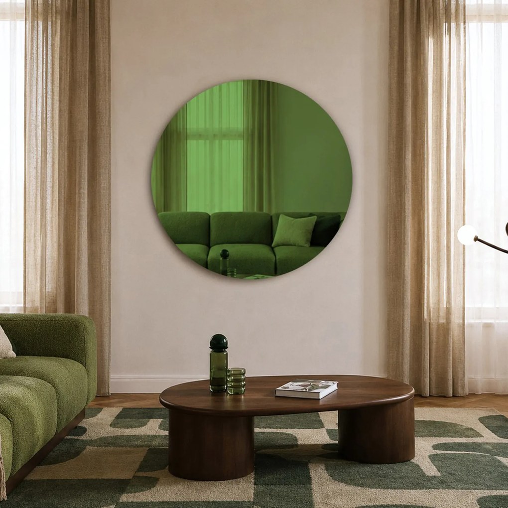 Zelené zrcadlo Base B56 60×60