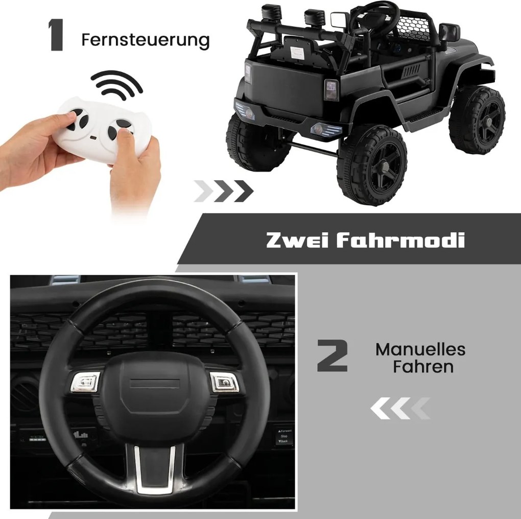 Costway 12 V bateriové dětské vozidlo Elektrické dětské vozidlo s dálkovým