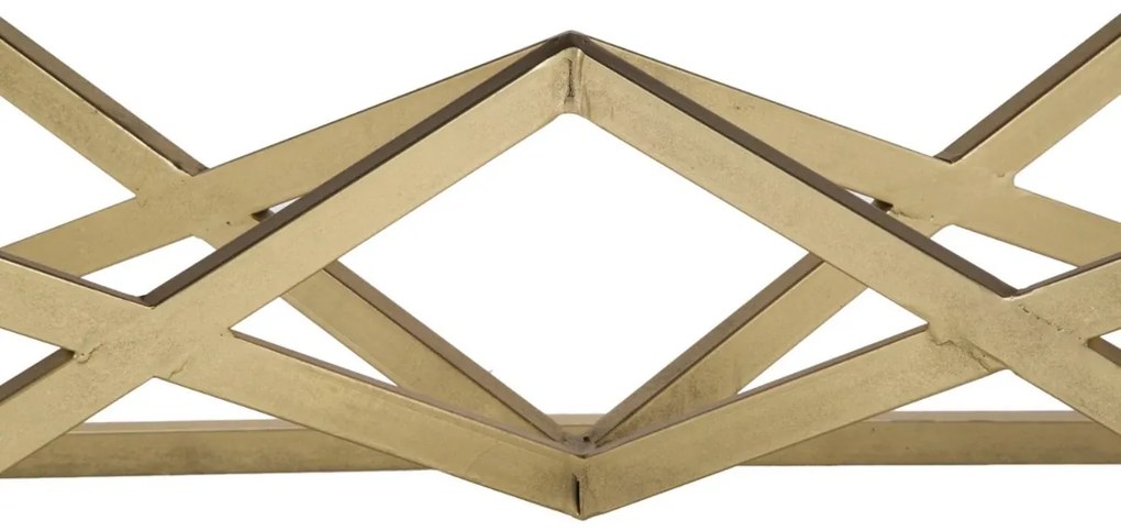 Designový konferenční stolek Malinda 110 cm černý / zlatý