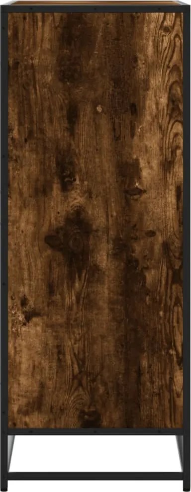 Botník kouřový dub 75 x 38 x 97,5 cm kompozitní dřevo a kov 3300867