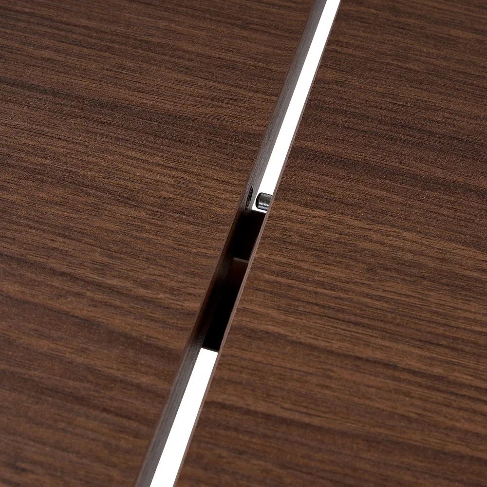 Rozkládací jídelní stůl s přídavnou deskou v dekoru ořechu 90x160 cm Sorell – Kalune Design