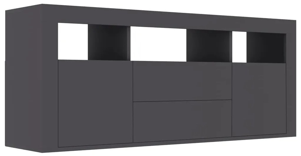 TV stolek Grays - šedý | 120x30x50 cm