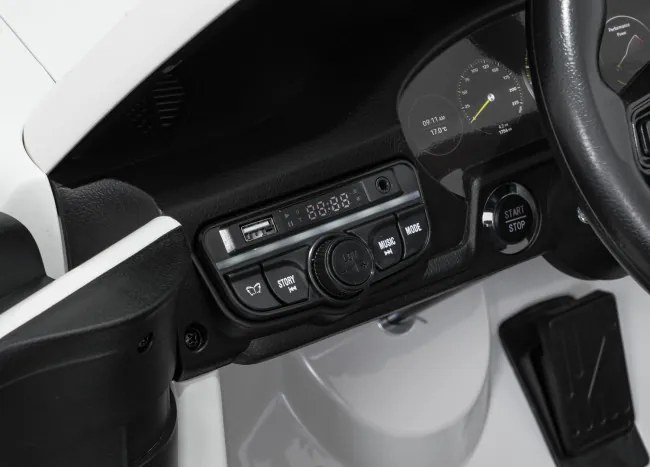 Elektrické autíčko Porsche 911 GT3 STRONG MP4 bílé