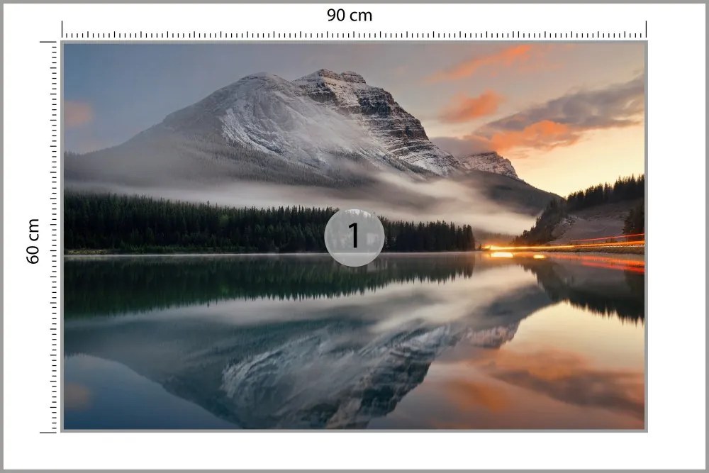 Fototapeta Krajina Jezero Strukturální vinyl 104x70.5