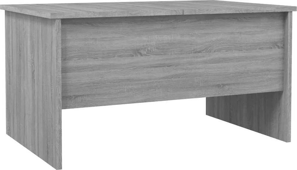 vidaXL Konferenční stolek 80 x 50 x 42,5 cm kompozitní dřevo [809732] Barva: bílá s vysokým leskem