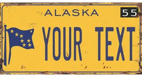 Cedule značka USA Alaska