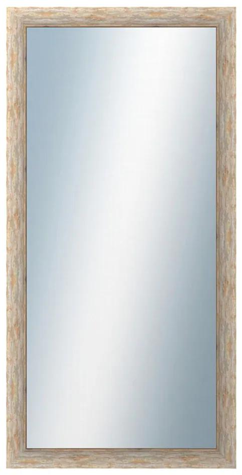 DANTIK - Zarámované zrcadlo - rozměr s rámem cca 50x100 cm z lišty PAINT žlutá velká (2961)