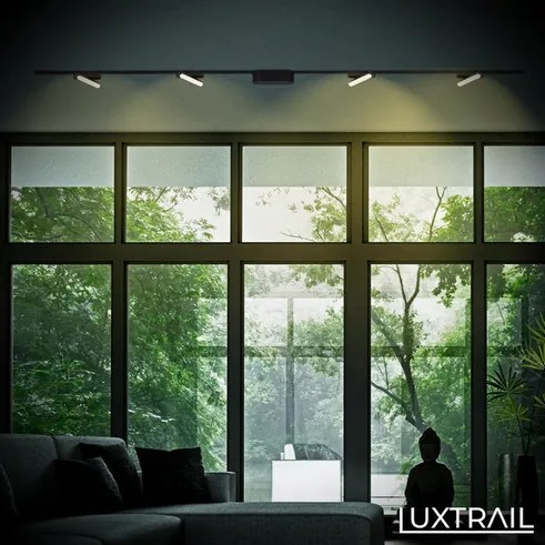 Lištové LED svítidlo BRILONER Luxtrail 48V Tracklight 5,5W nastavitelné černá 8030015