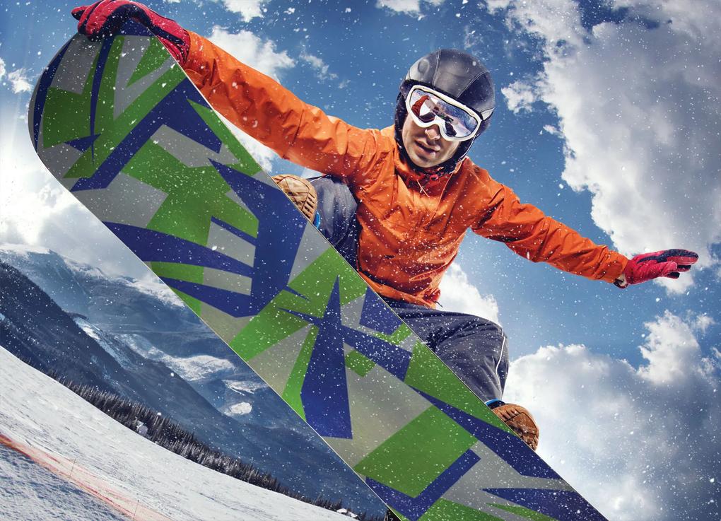 Malvis ® Tapeta Snowboard Vel. (šířka x výška): 432 x 290 cm