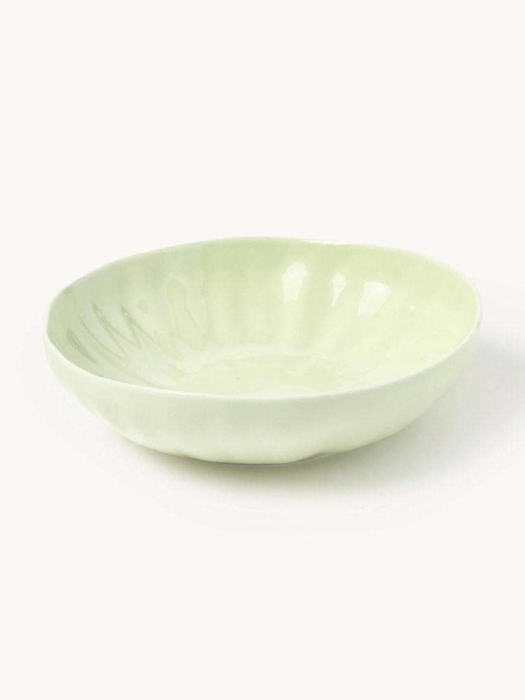 Sada porcelánových hlubokých talířů s reliéfem Sali, 4 díly