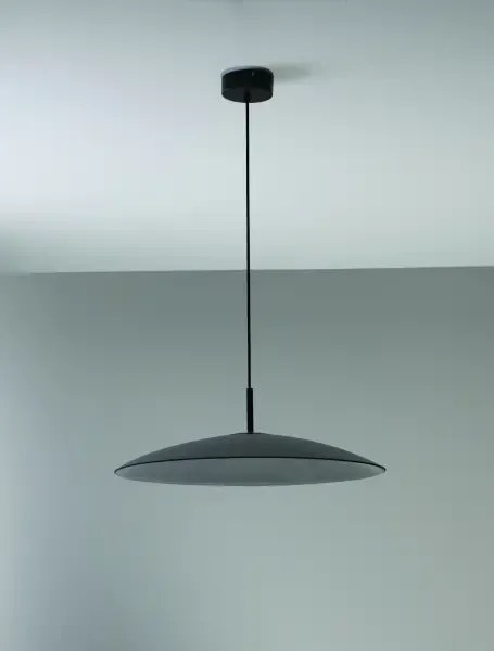 LED černo-kouřový designový lustr Polifemo