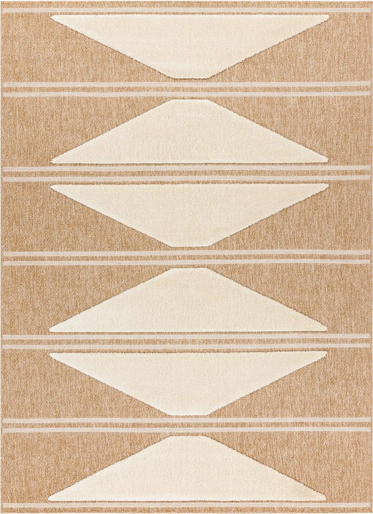 Dywany Łuszczów, Kusový koberec Spark 0698A beige/cream, 200x290, béžová, chodba / předsíň