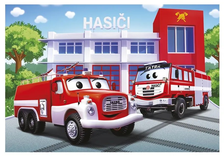 Dino Puzzle Hasiči 24 dílků