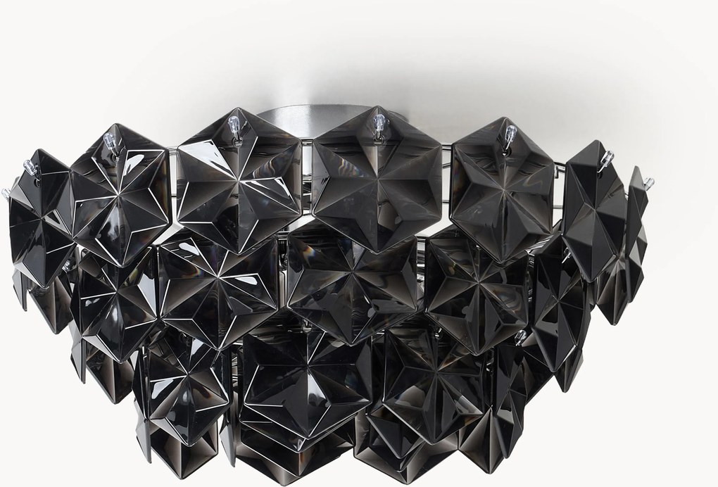 Designové skleněné stropní svítidlo Monarque
