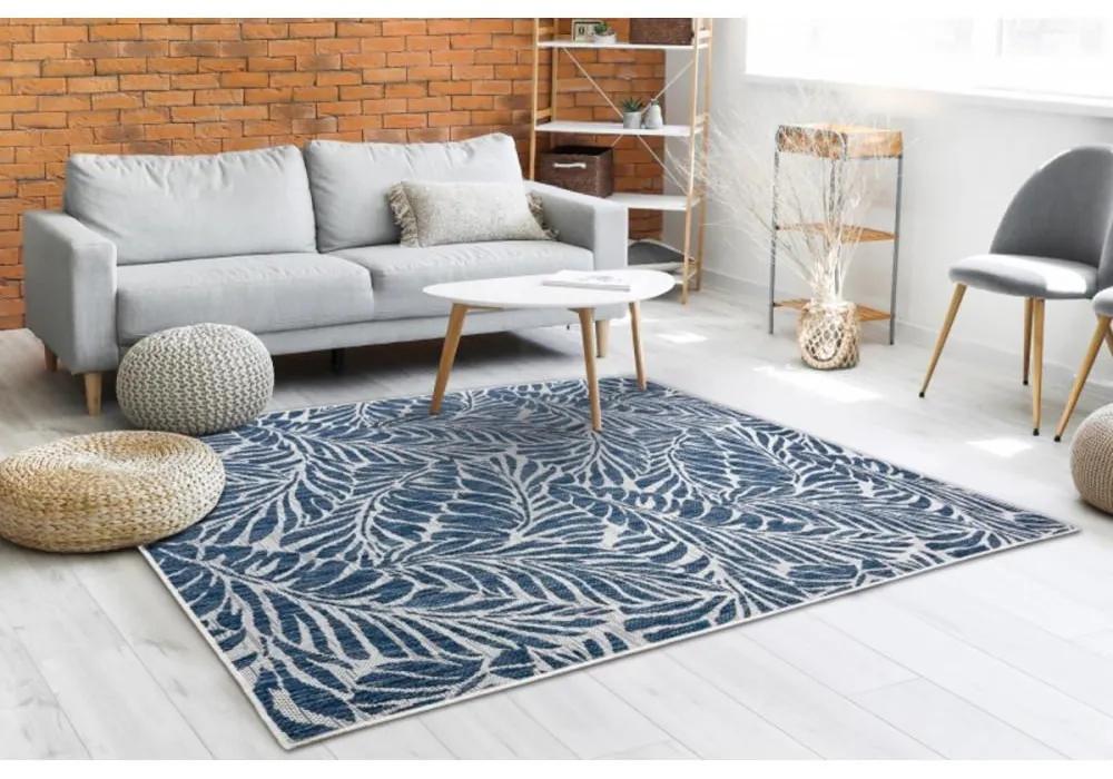 Kusový koberec Flora modrý 160x220cm